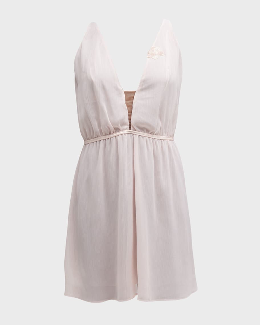 Lise Charmel Deep V-Neck Empire Nightie | Neiman Marcus