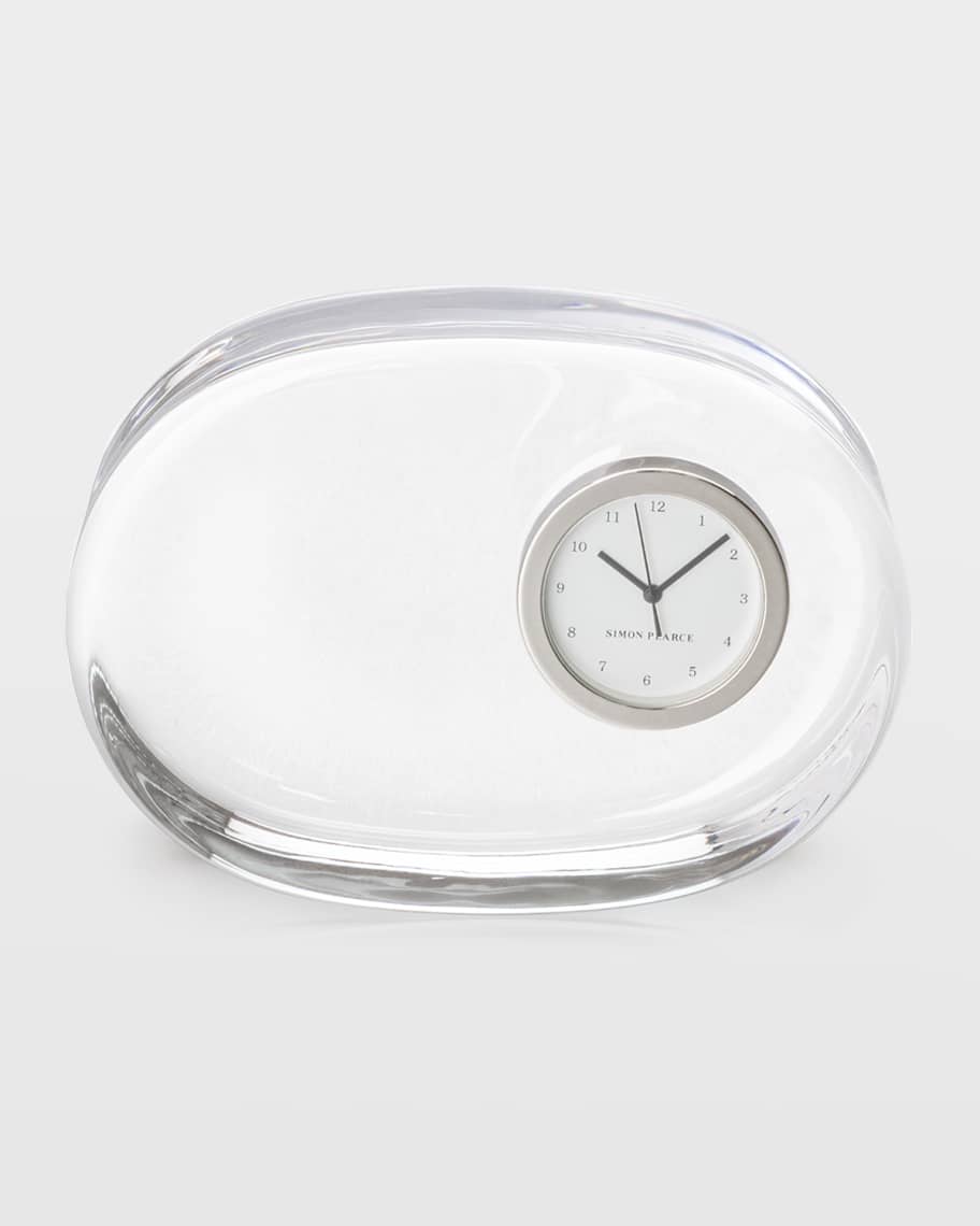 Simon Pearce Ascutney Mini Clock & Gift Box | Neiman Marcus