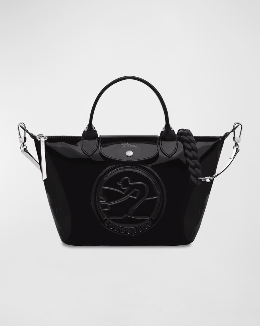 Longchamp Small Patent Leather Shoulder Bag | Neiman Marcus