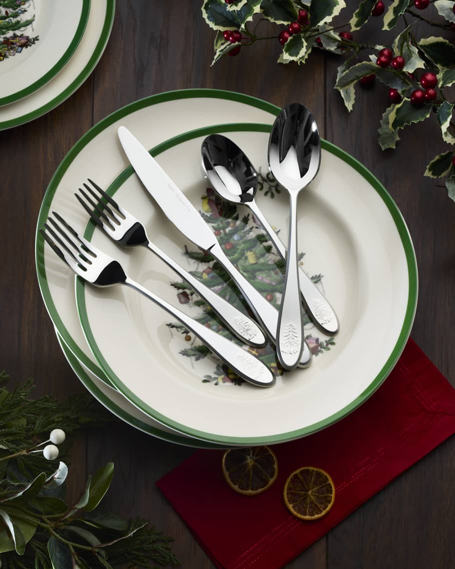 Spode Christmas Tree Flatware Set | Neiman Marcus