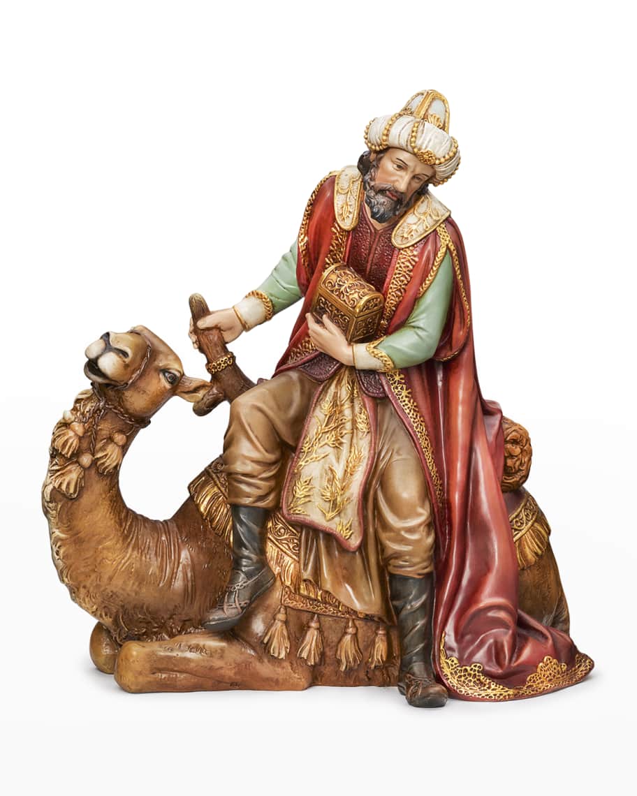 Fontanini 18"H King Melchior On Camel 19" Scale Nativity Figure ...