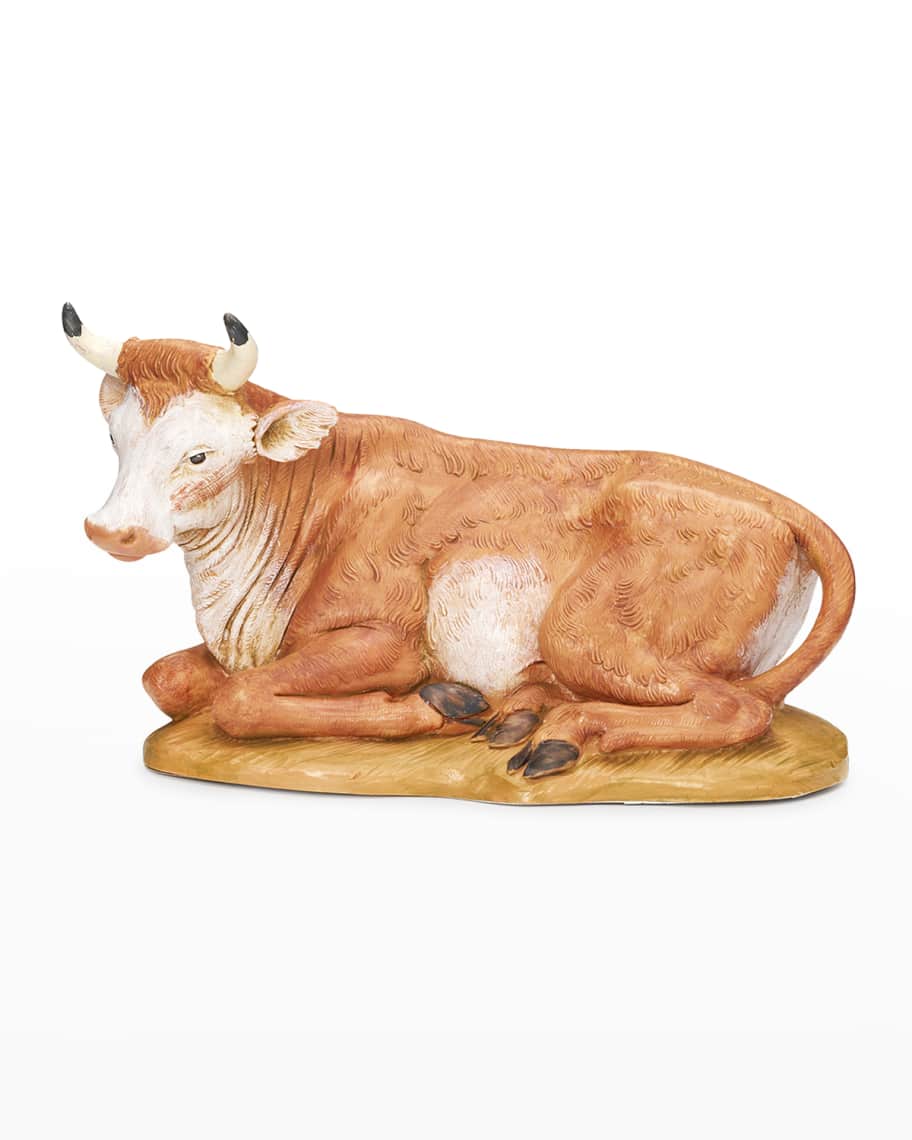 Fontanini 12" Scale Seated Ox Nativity Figure | Neiman Marcus