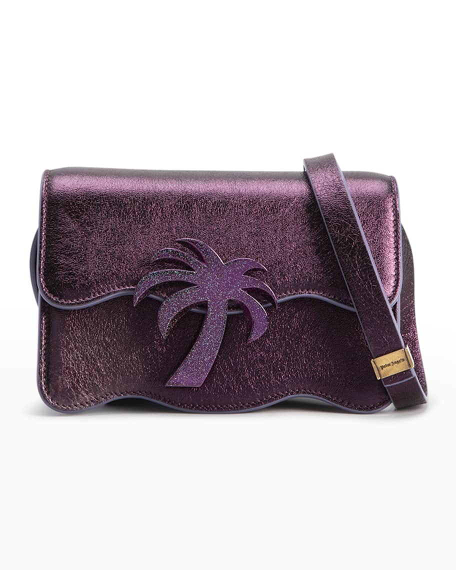 Palm Angels Palm Beach Sparkly Wave Crossbody Bag | Neiman Marcus