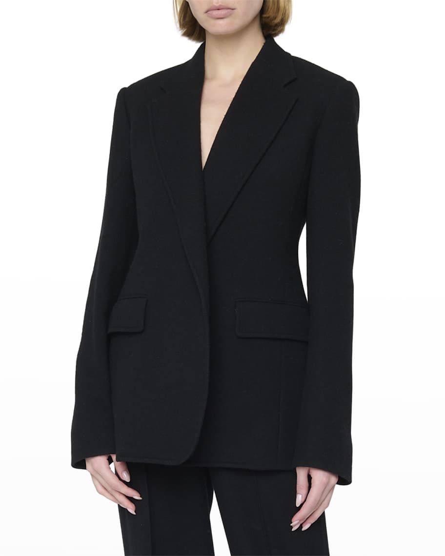Chloe Gauzy Recycled Cashmere Wool Jacket | Neiman Marcus