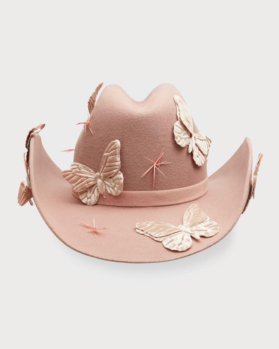 Gigi Burris Britney Butterfly Hat | Neiman Marcus