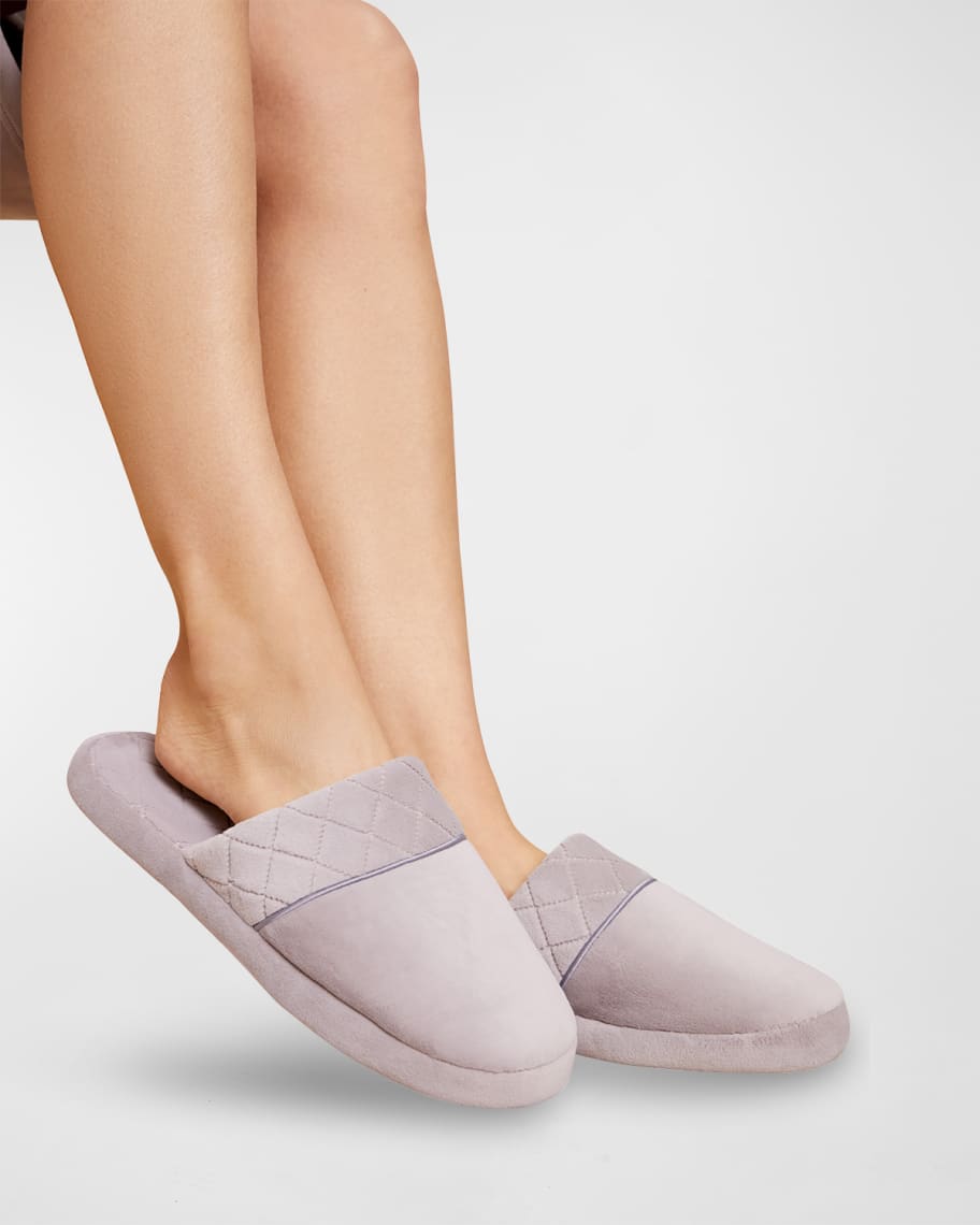 Barefoot Dreams Quilted Flat Slippers | Neiman Marcus