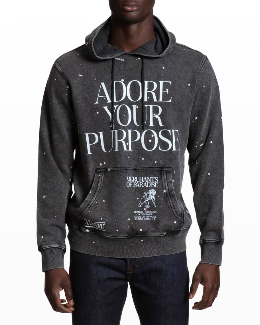 PRPS Men's Paint-Splatter Graphic Hoodie | Neiman Marcus