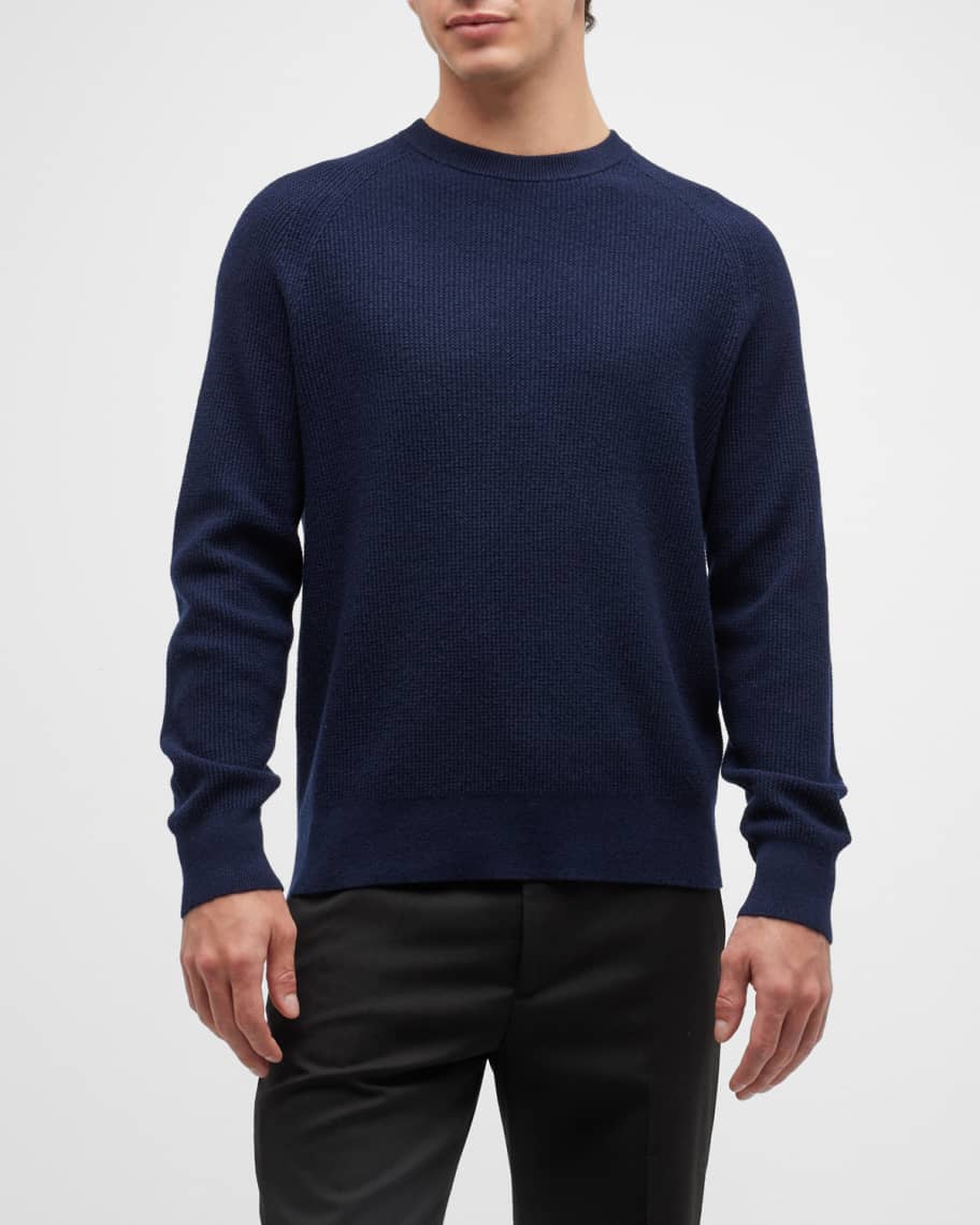 Theory Men's Toby Plush Knit Sweater | Neiman Marcus