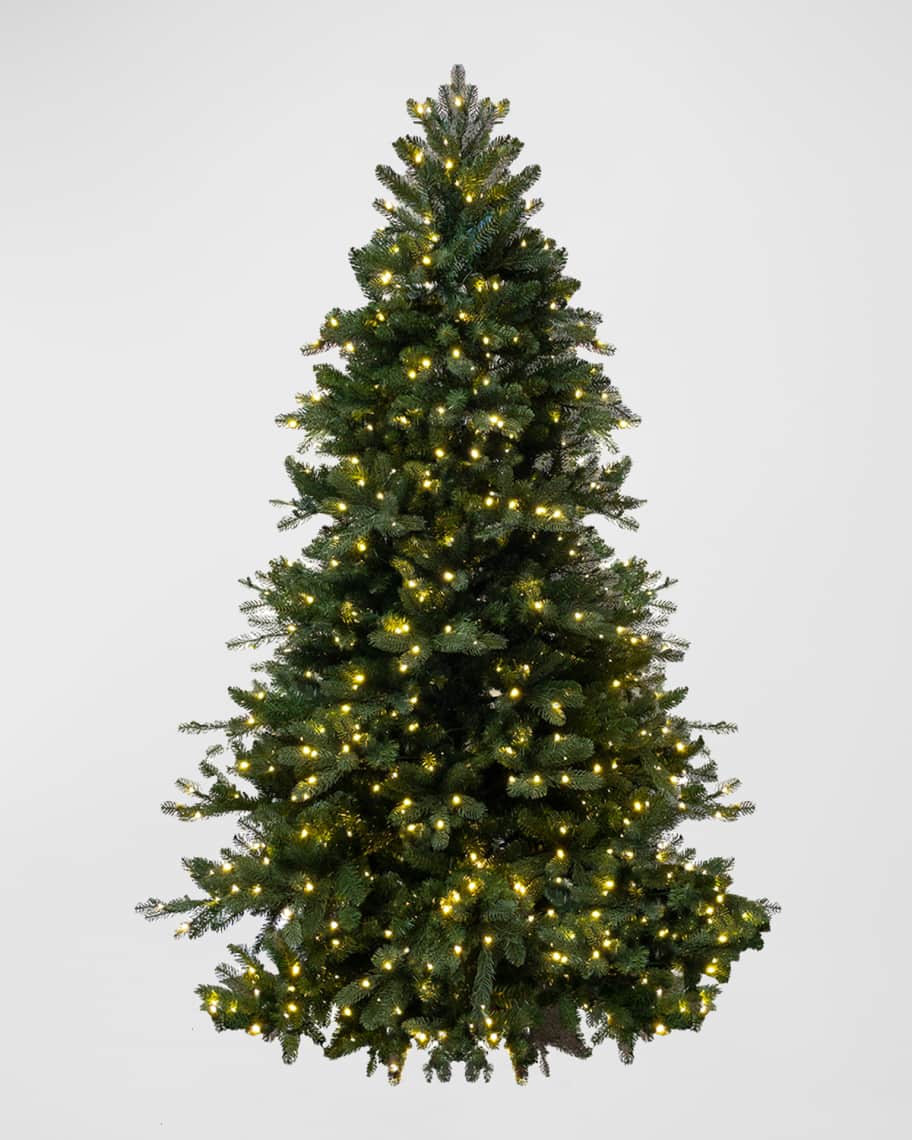 Barcana Chesapeake Fir Pre Lit Christmas Tree With Warm White Led