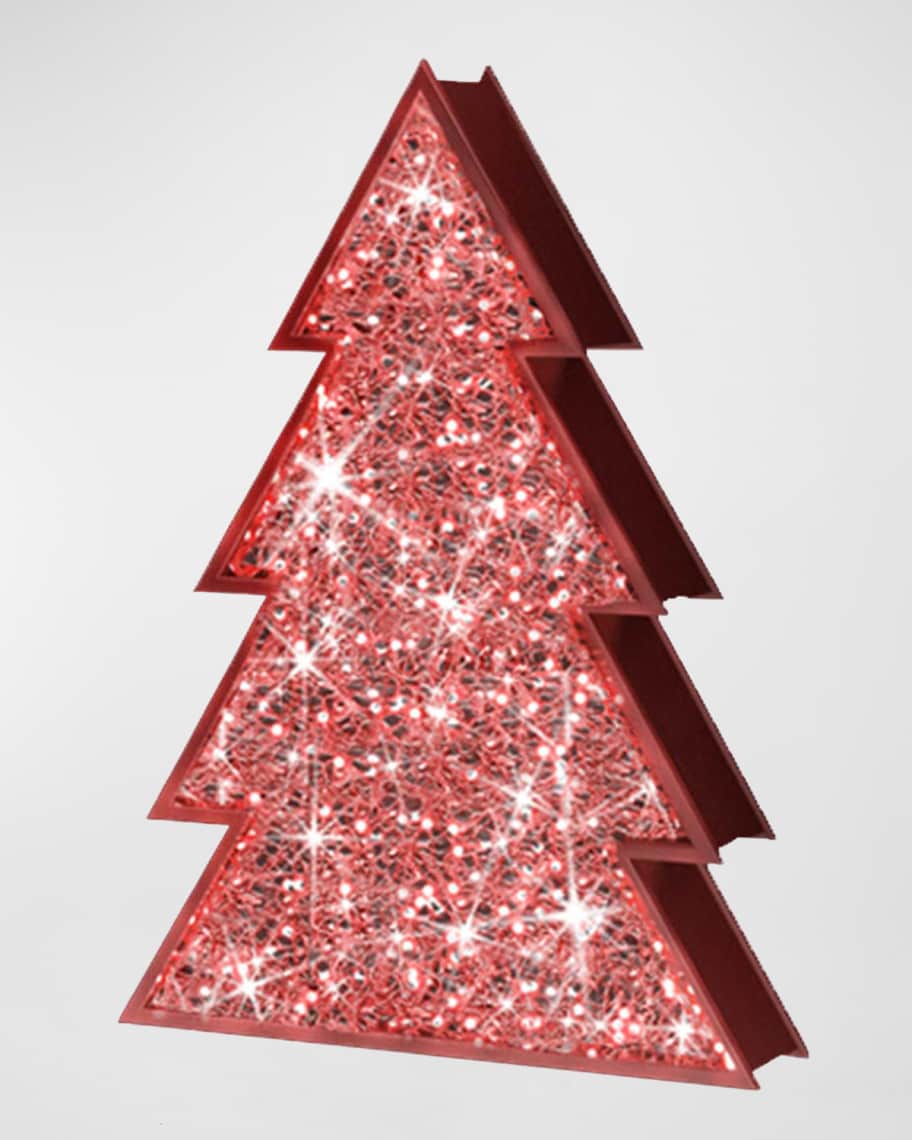 Barcana 3D Net LED Christmas Tree Outdoor Decoration, 48" | Neiman Marcus