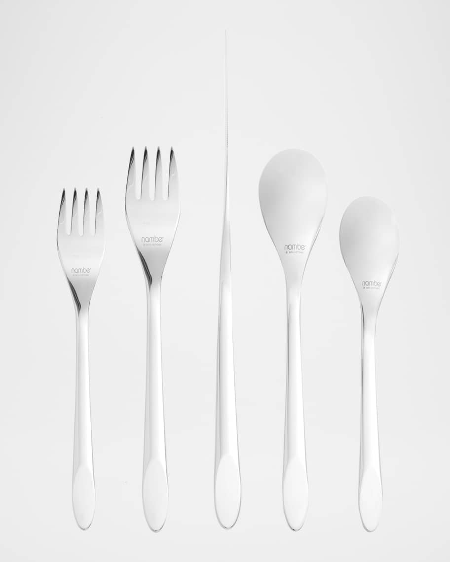 Nambe Cortina 5-Piece Flatware Set | Neiman Marcus