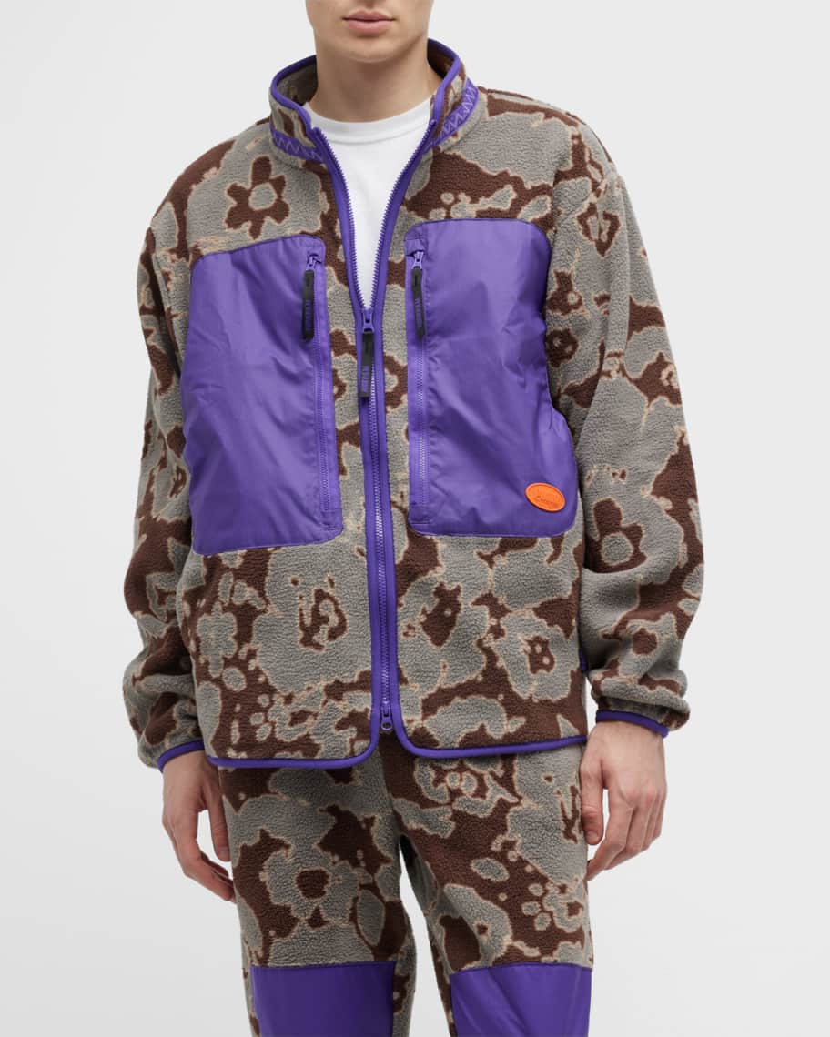 Puma x P.A.M. Men's Camo Polar Fleece Jacket | Neiman Marcus