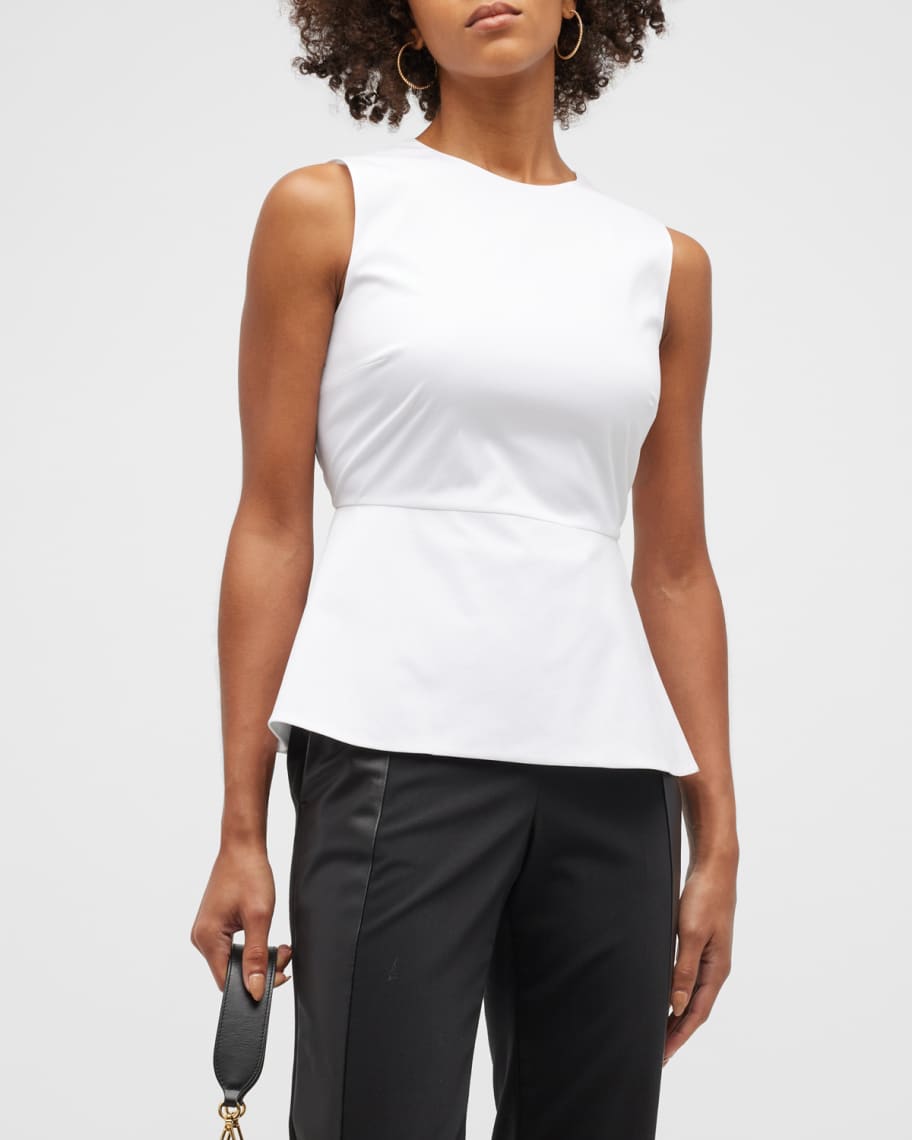 Theory Sleeveless Peplum Top | Neiman Marcus
