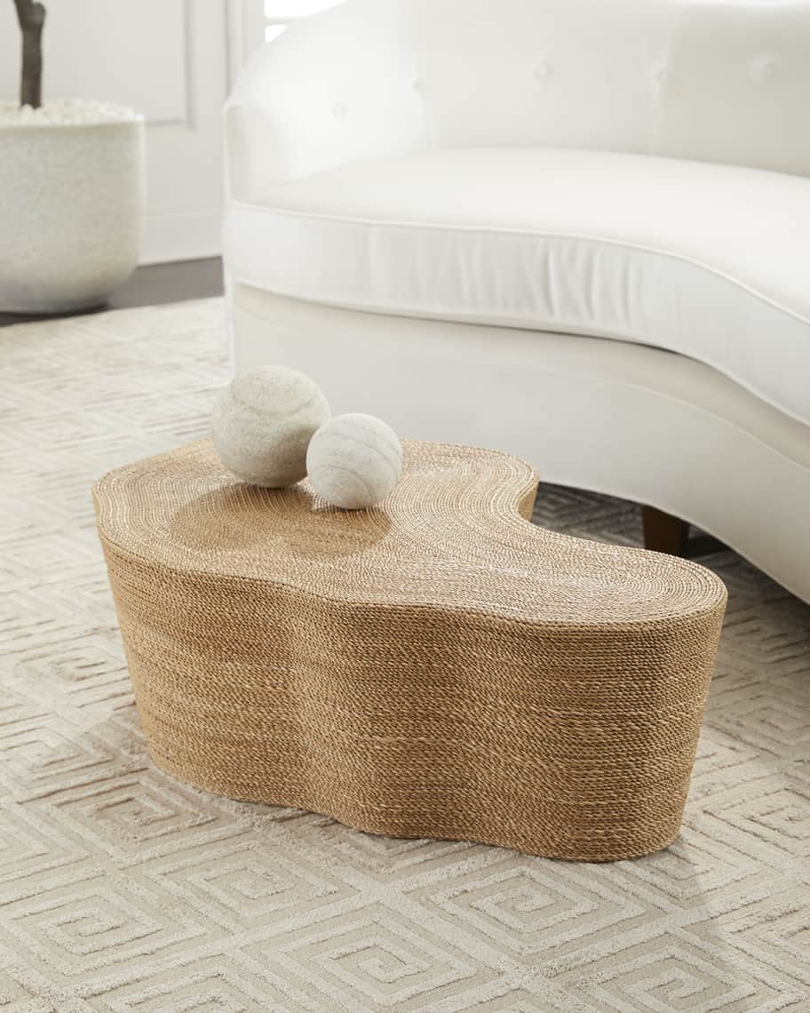 Arteriors Meadow Abaca Cocktail Table | Neiman Marcus
