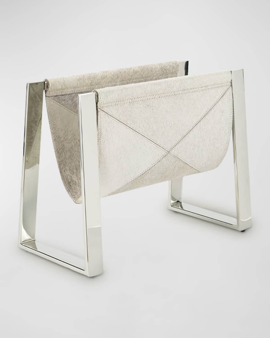 Regina Andrew Andres Hair On Hide Magazine Rack | Neiman Marcus
