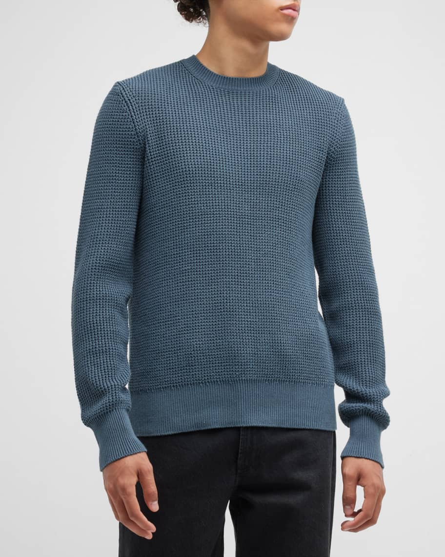 Rag & Bone Men's Dexter Waffle Crew Sweater | Neiman Marcus