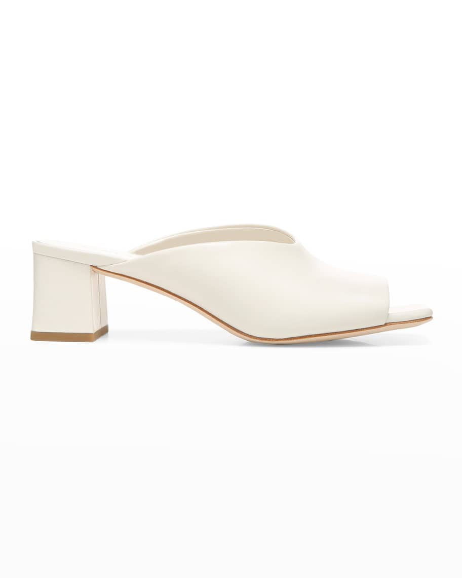 Vince Elizabeth Leather Mule Sandals | Neiman Marcus