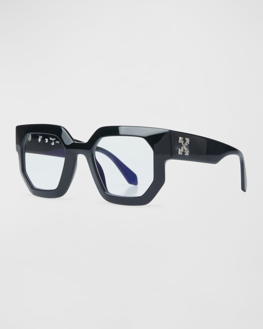 Off-White Men's Style 14 Arrows Logo Geometric Optical Frames | Neiman ...