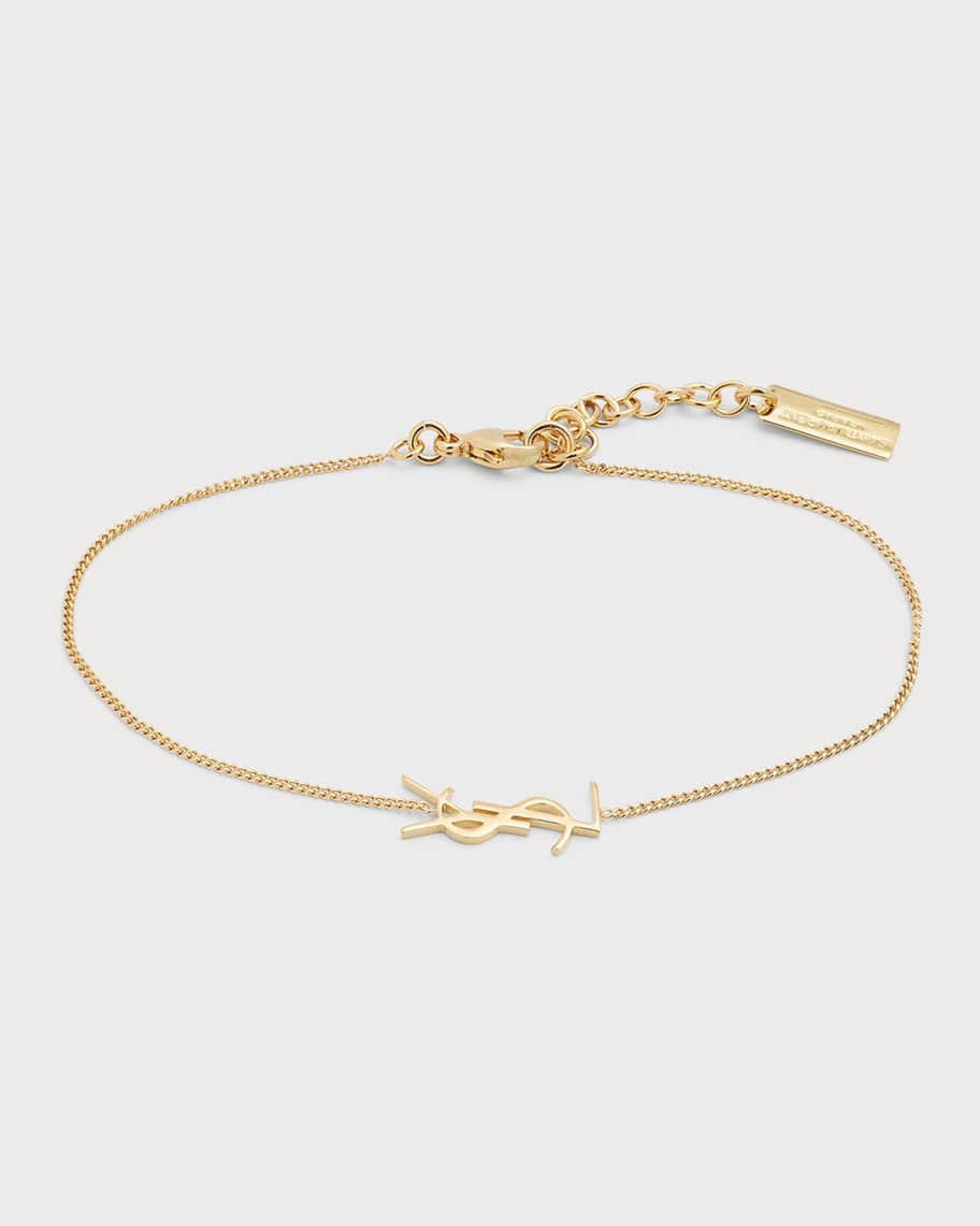 Saint Laurent YSL Monogram Chain Bracelet | Neiman Marcus