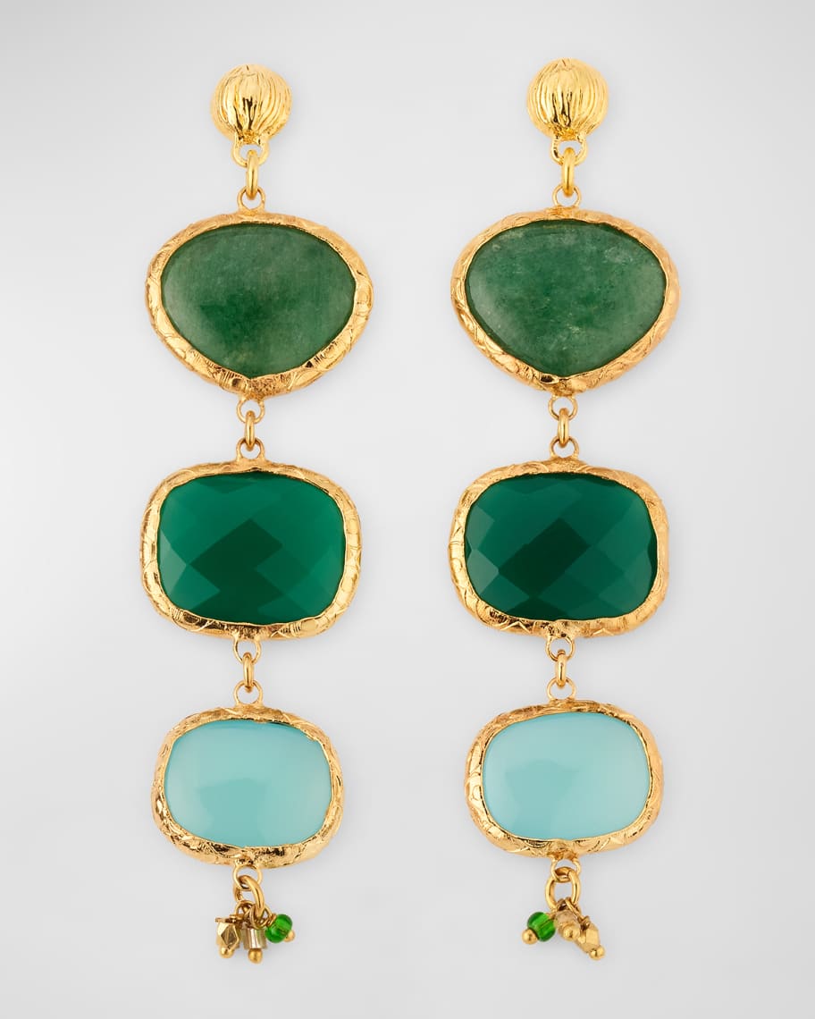 Gas Bijoux Silene Gemstone Dangle Earrings | Neiman Marcus