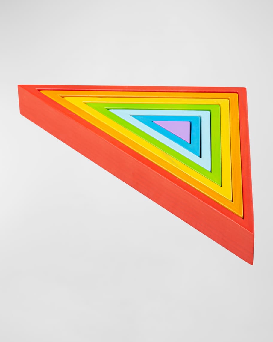 Bigjigs Toys Kid's Wooden Stacking Triangles | Neiman Marcus