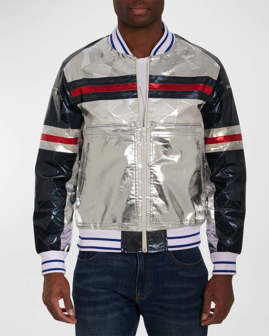 Robert Graham Men's Alpine Flare Bomber Jacket | Neiman Marcus