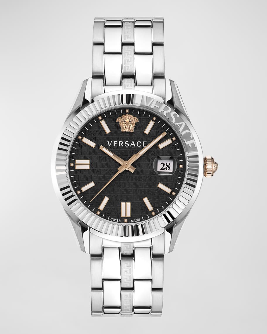 Versace Men's Greca Time Stainless Steel Bracelet Watch, 41mm | Neiman ...