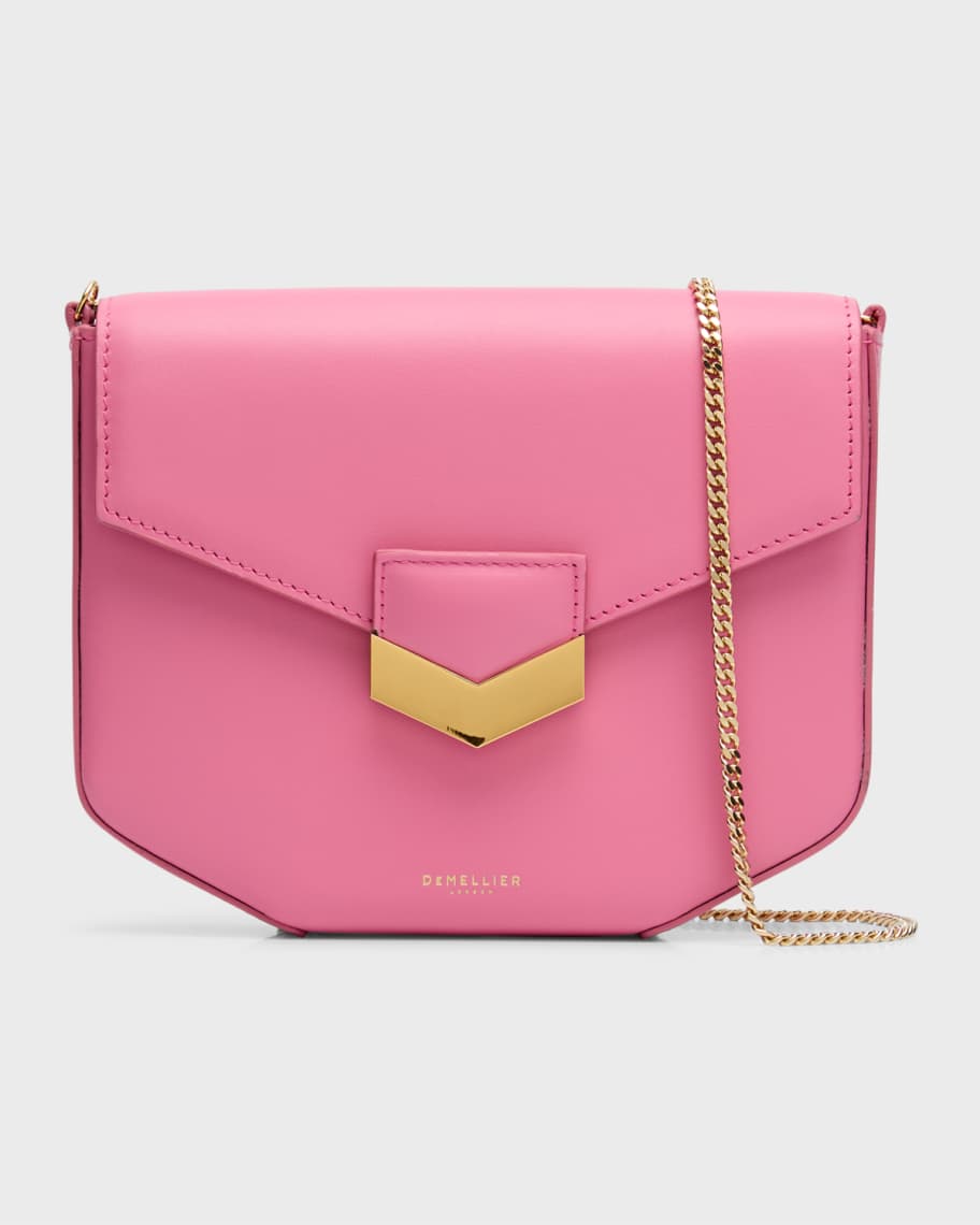 DeMellier London Mini Leather Chain Shoulder Bag | Neiman Marcus