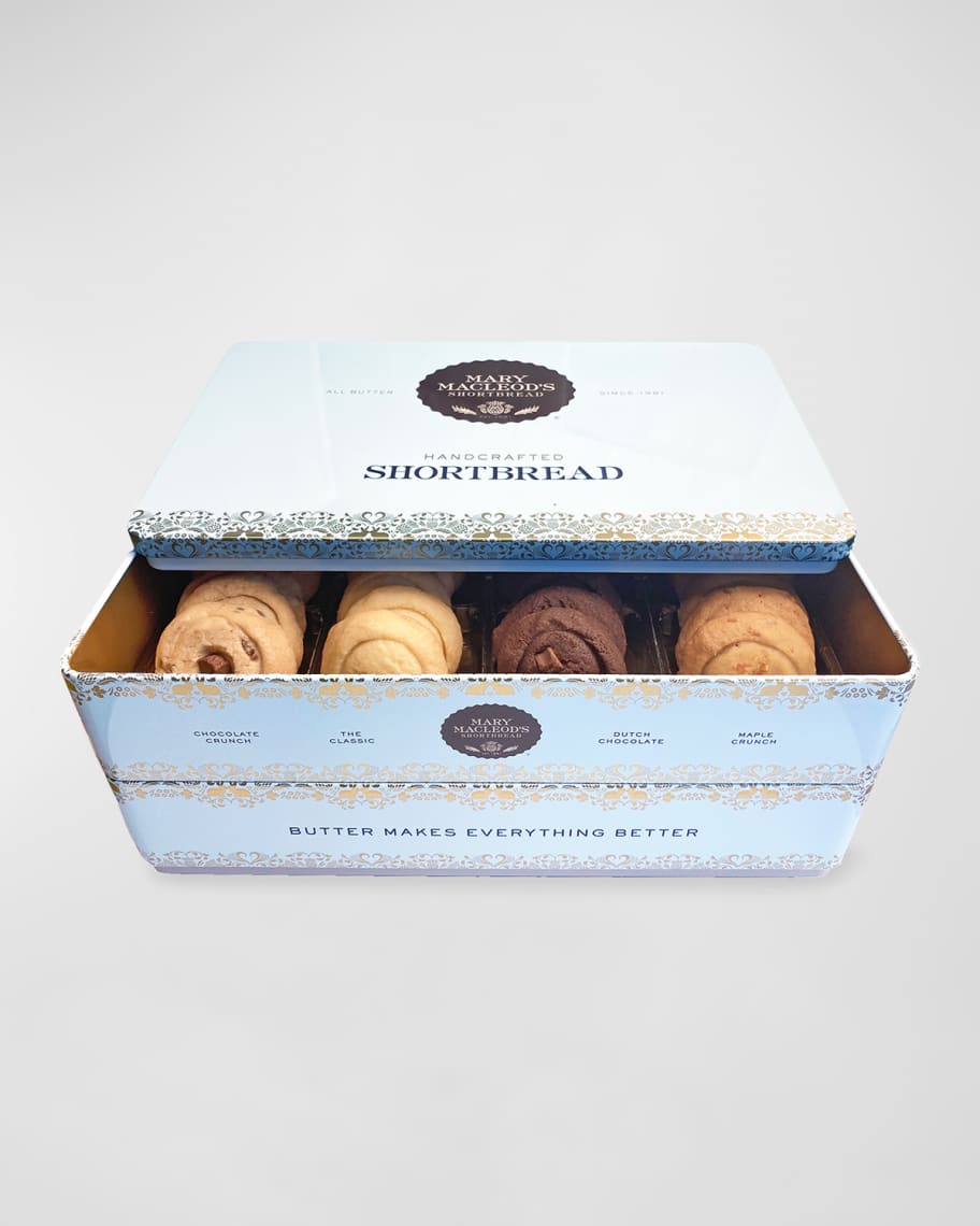 Mary Macleod’s Shortbread Variety Signature Cookie Tin, 2-Layer Tin of ...
