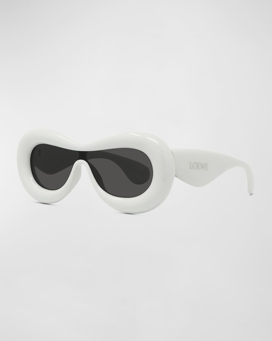 Loewe Inflated Injection Plastic Shield Sunglasses | Neiman Marcus