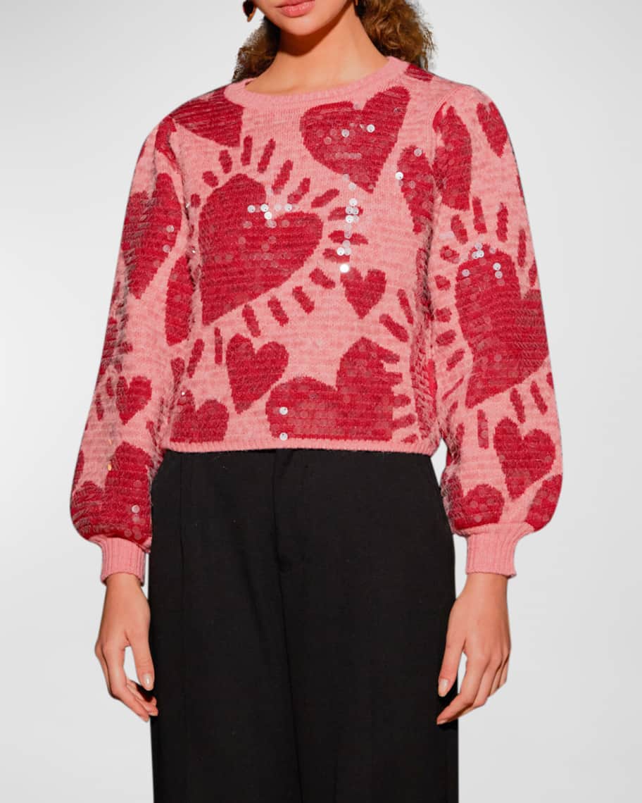 Farm Rio Heart Sweater
