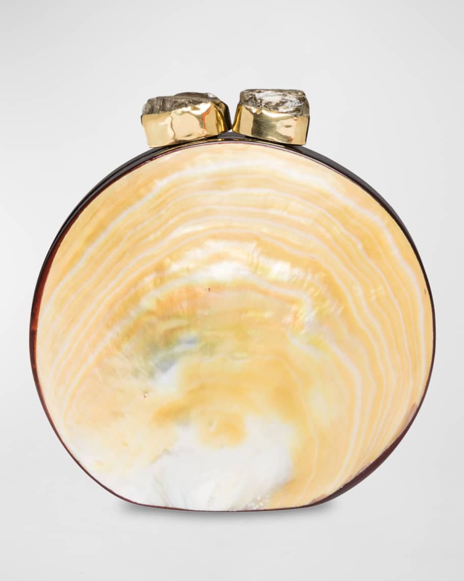 Rafe Conchita Shell Minaudiere w/ Chain Strap | Neiman Marcus