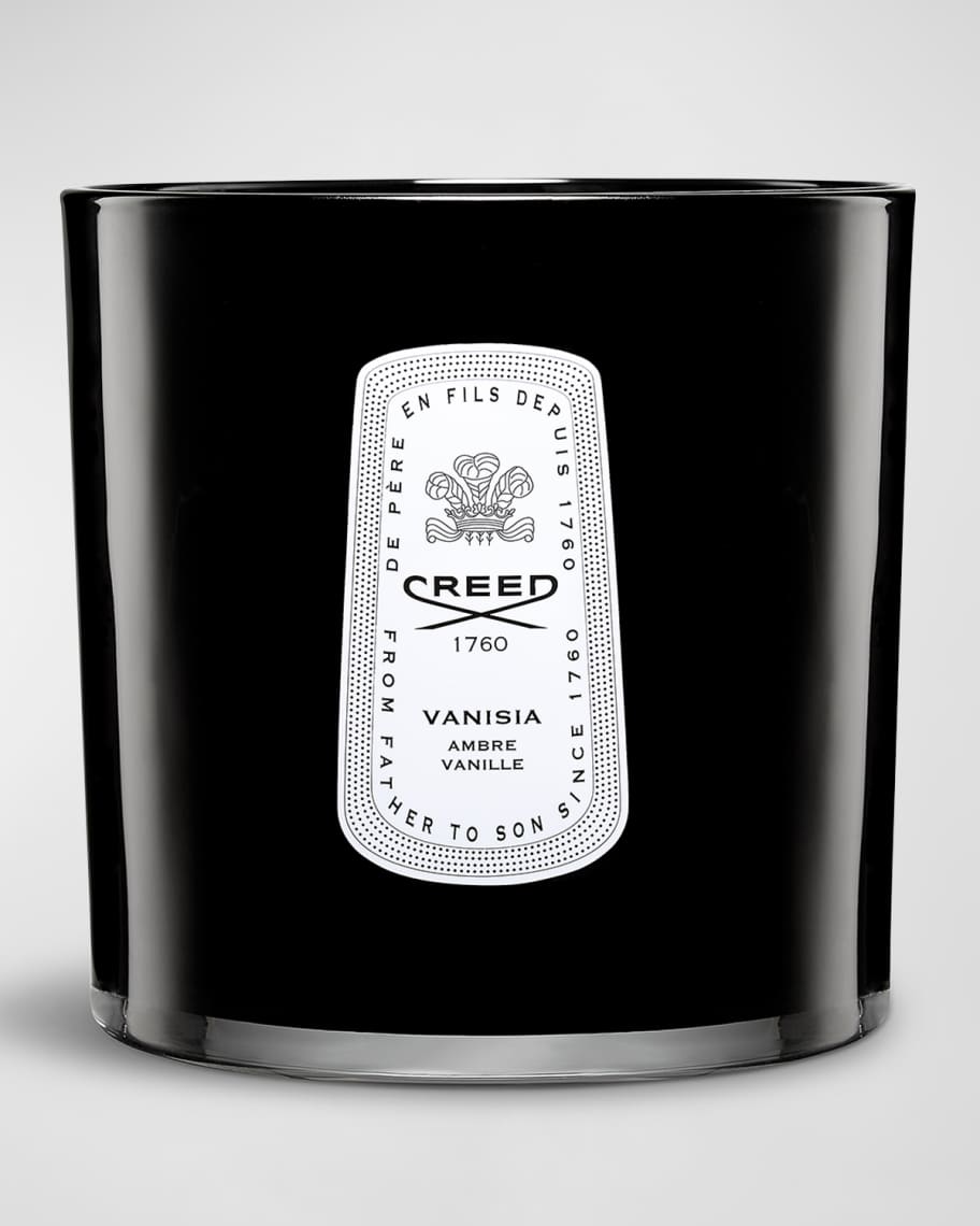 CREED 3.7 lb. Vanisia Large Leather Candle | Neiman Marcus