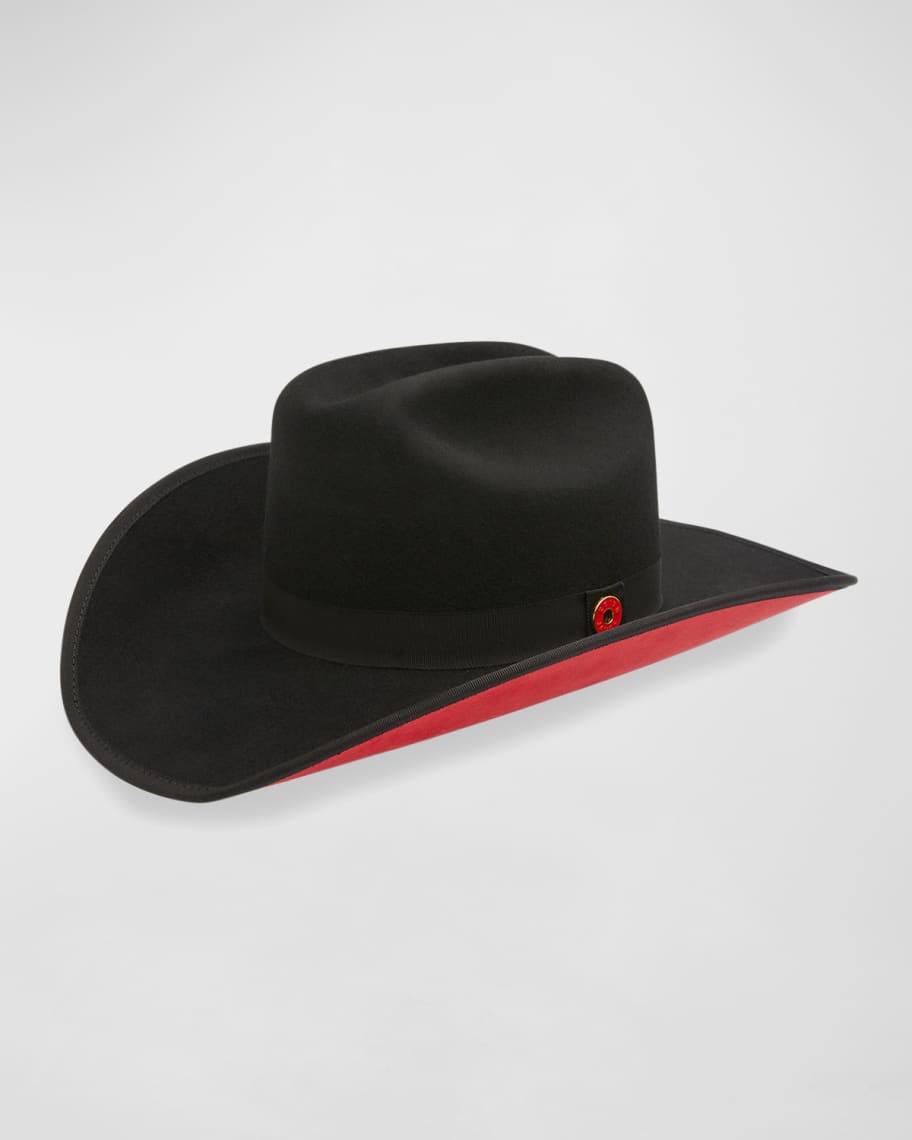 Keith James Men's Wool Western Hat | Neiman Marcus