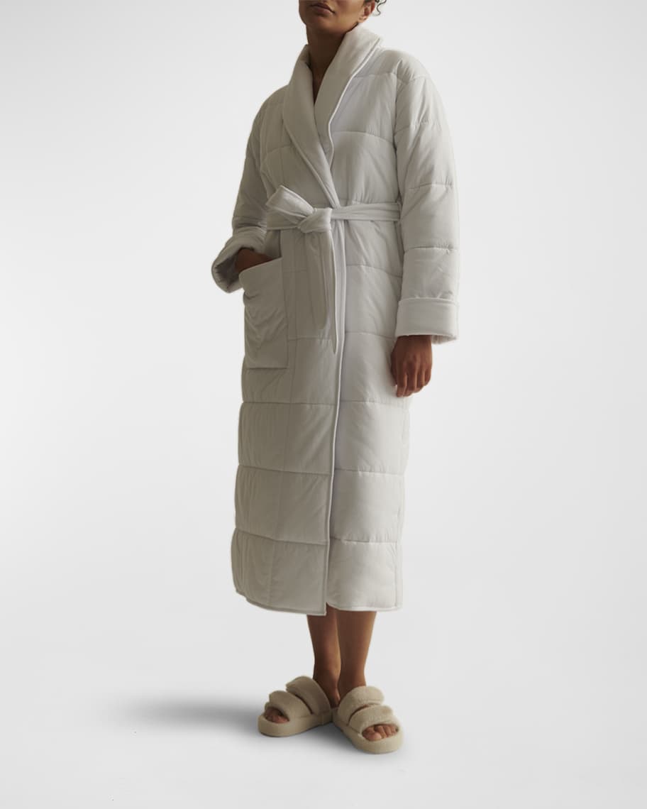 Skin Sierra Quilted Duvet Robe | Neiman Marcus