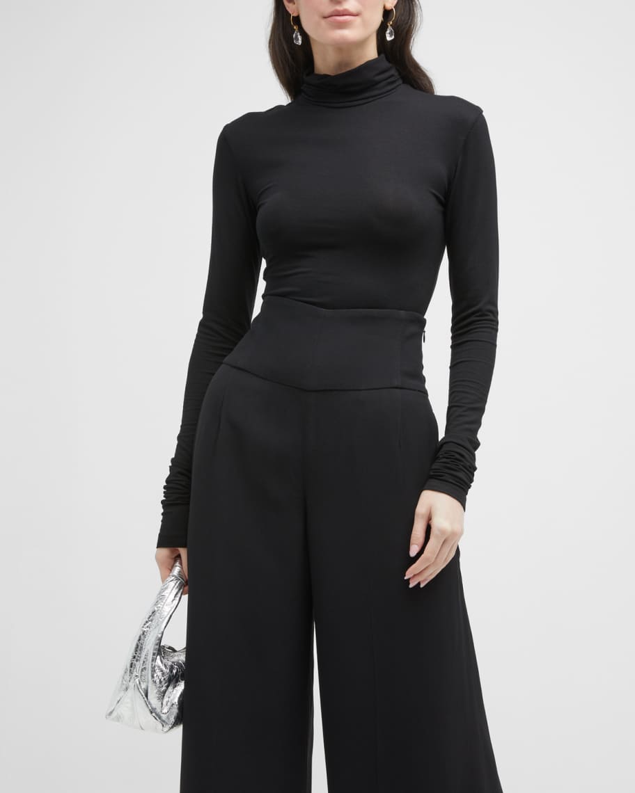 BITE Studios Second-Skin Turtleneck Top | Neiman Marcus