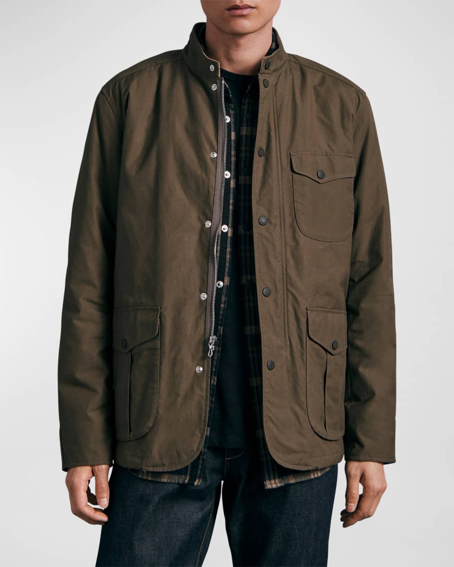 Rag & Bone Men's Waxed Cotton Hunting Jacket | Neiman Marcus