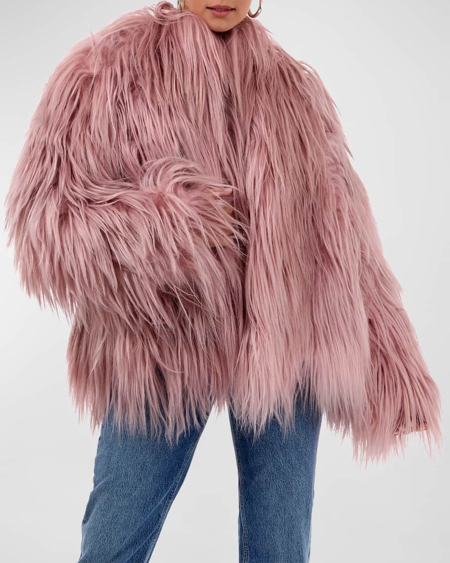 Gorski Goat Fur Jacket | Neiman Marcus
