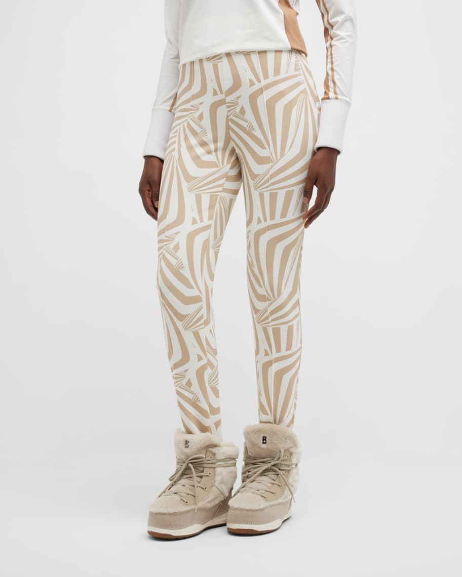 Bogner Elaine Zebra Stirrup Pants | Neiman Marcus