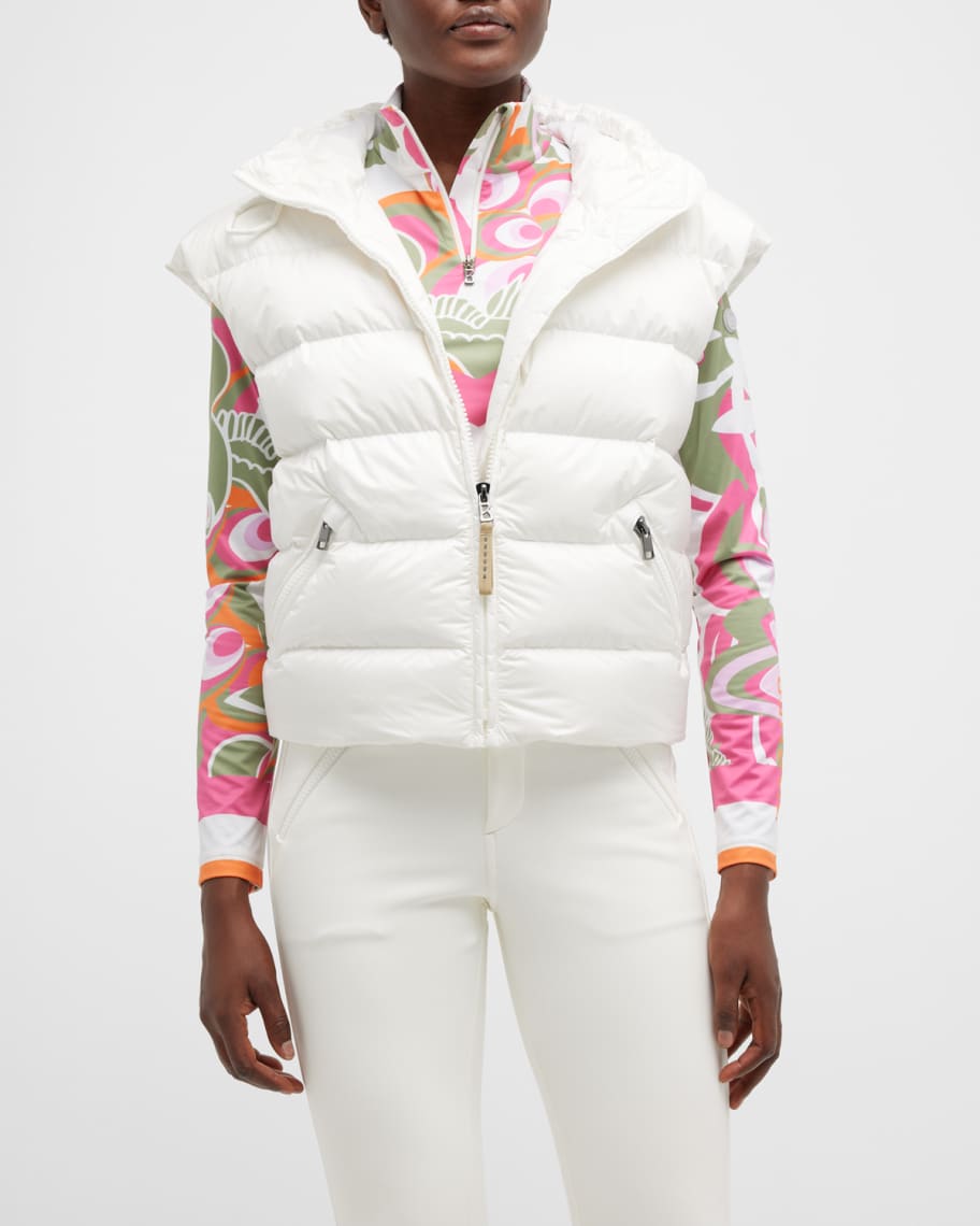 Bogner Vreni Hooded Puffer Vest | Neiman Marcus