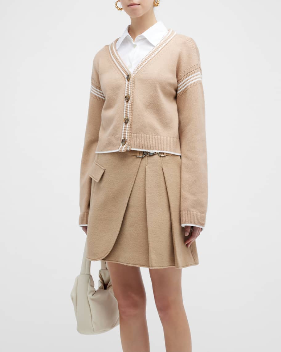 ADEAM Campus Short Cardigan | Neiman Marcus