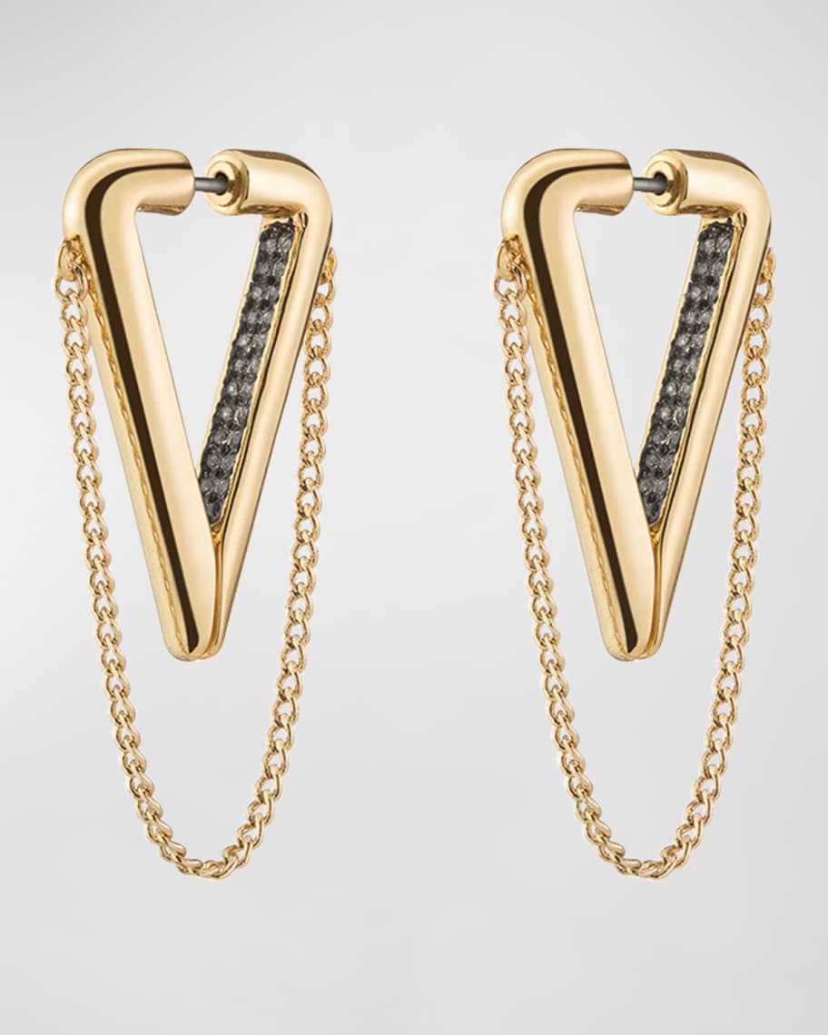 DEMARSON Mini Vera Hoop Earrings | Neiman Marcus