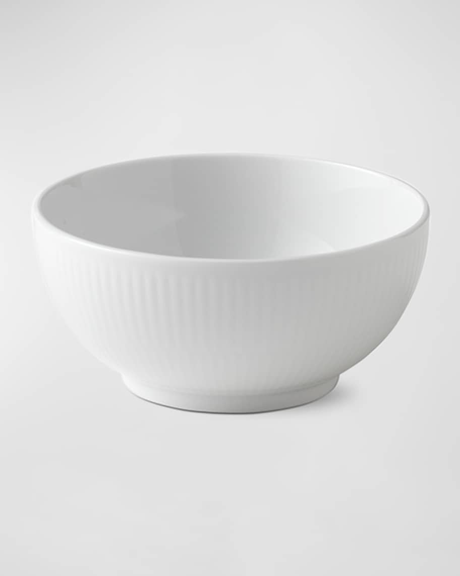 Royal Copenhagen White Fluted Plain Bowl | Neiman Marcus