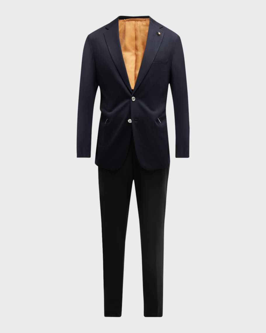 Stefano Ricci Men's Solid Wool Travel Suit | Neiman Marcus