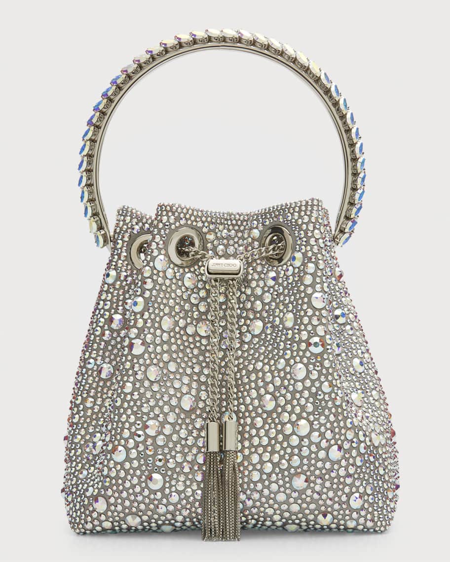 Jimmy Choo Bon Bon Hotfix with Crystal Handle | Neiman Marcus