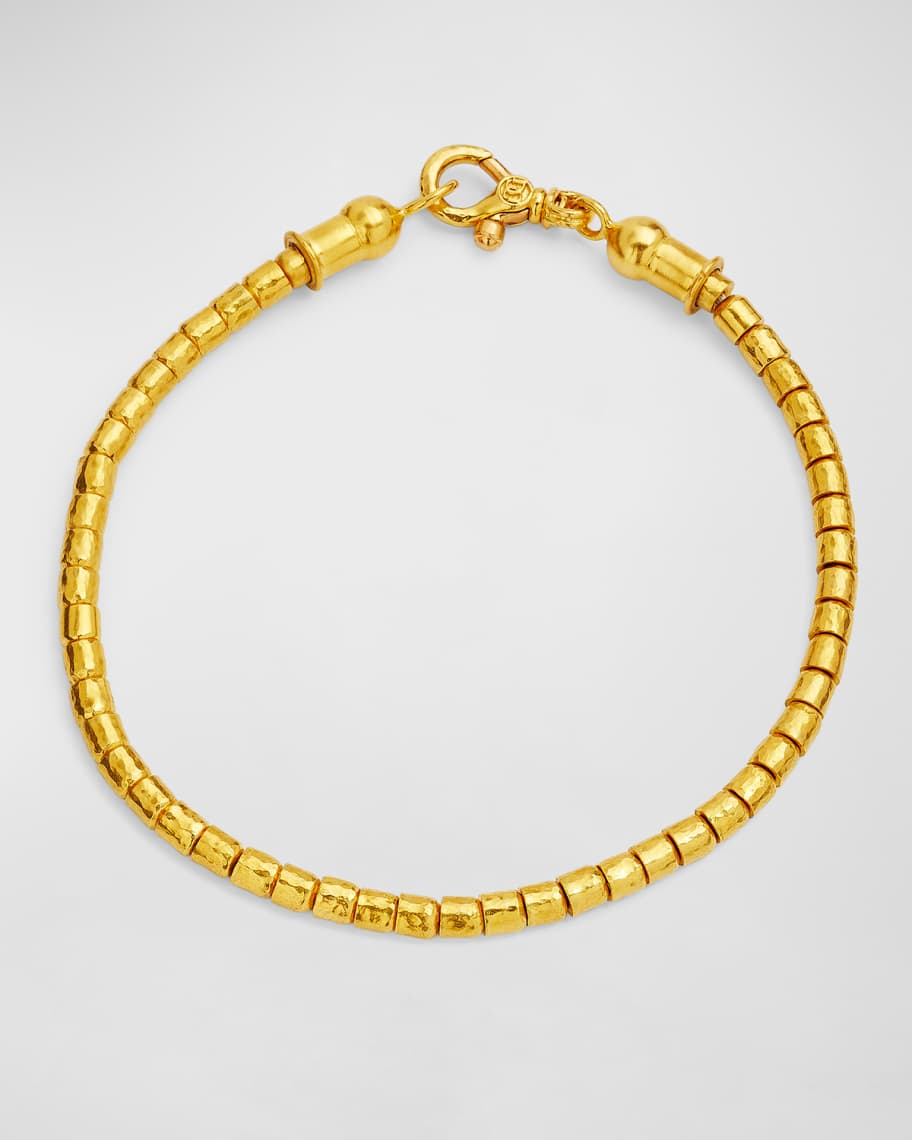 Gurhan Men's All Around 24K Yellow Gold Beaded Bracelet | Neiman Marcus