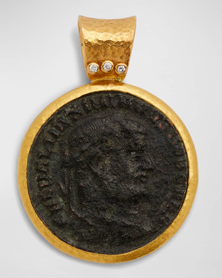 Gurhan Men's Mixed Gold Roman Coin Pendant | Neiman Marcus