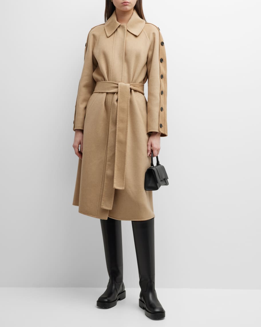 Proenza Schouler Wool Double-Face Colorblock Coat | Neiman Marcus