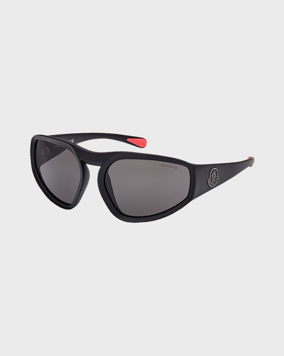Moncler Mens Pentagra Wrap Sunglasses Neiman Marcus