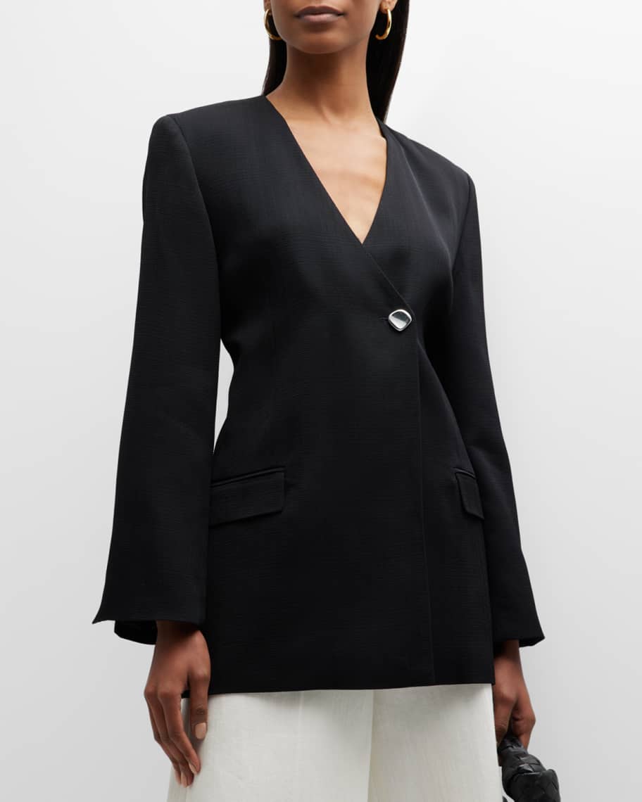 Rohe Open-Back Blazer | Neiman Marcus